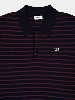 Celine Polo S/s Fine Knit Cotton