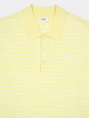 Celine Polo S/s Fine Knit Cotton