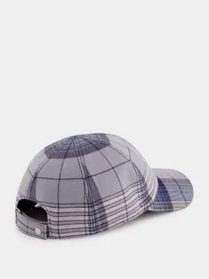 Dior Tartan Check Baseball Cap
