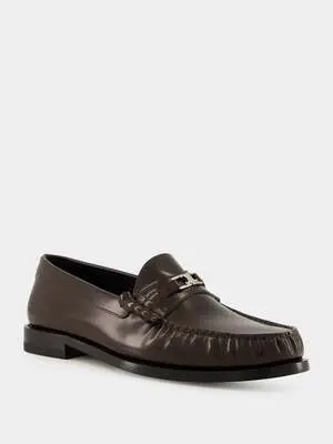 Celine Triomphe Loafers - Brown