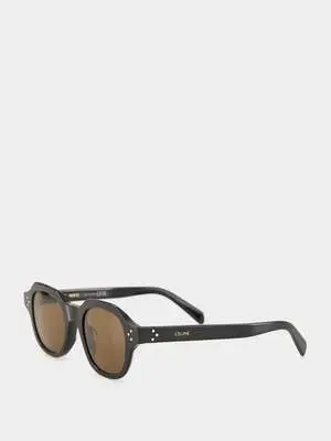 Celine Squoval Frame Sunglasses - Black