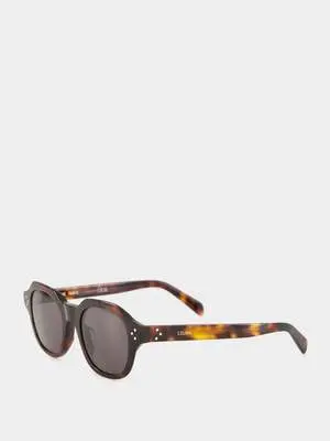 Celine Squoval Frame Sunglasses - Black