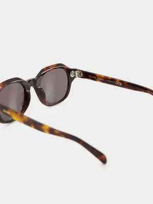 Celine Squoval Frame Sunglasses - Black