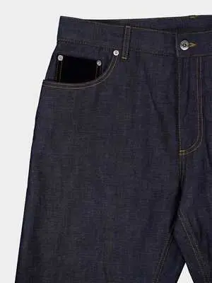 Bottega Veneta Rinsed Indigo Wide-leg Jeans