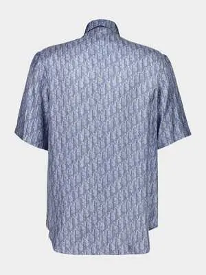 Dior Shirt S/s Mother Of Pearl Silk