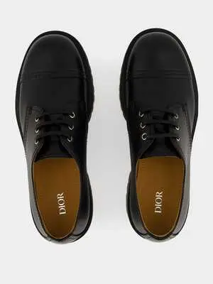 Dior Explorer Iii Cap Toe Leather Derby Shoes