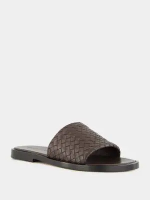 Bottega Veneta Fondant Intrecciato Mule Sandals