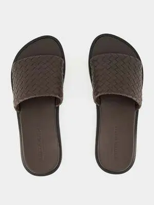 Bottega Veneta Fondant Intrecciato Mule Sandals