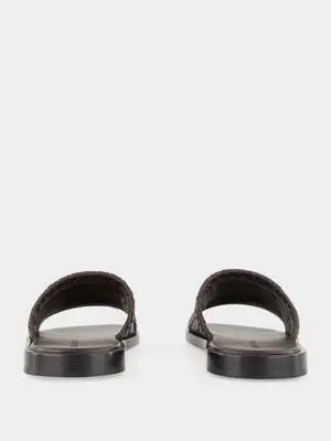 Bottega Veneta Fondant Intrecciato Mule Sandals