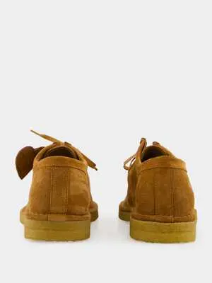 Bottega Veneta Caramel Boston Lace-up Moccasins