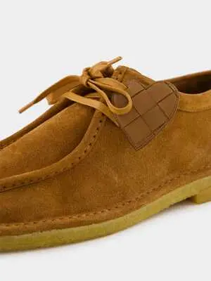 Bottega Veneta Caramel Boston Lace-up Moccasins