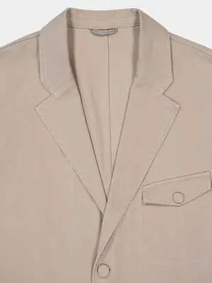 Dior Cotton Jacket With Embroidered Muguet Detail - Beige