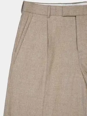 Dior Cashmere Virgin Wool Shorts With Double Pockets