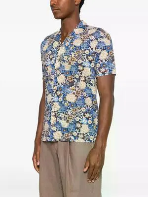 Brian Dales Floral-print Short-sleeve Shirt