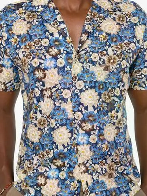 Brian Dales Floral-print Short-sleeve Shirt