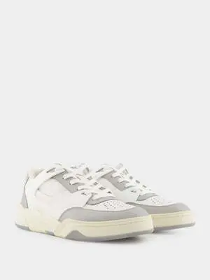Celine Ct-09 Lace Up Leather Sneakers - White