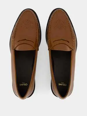 Celine Vivienne Loafers In Leather