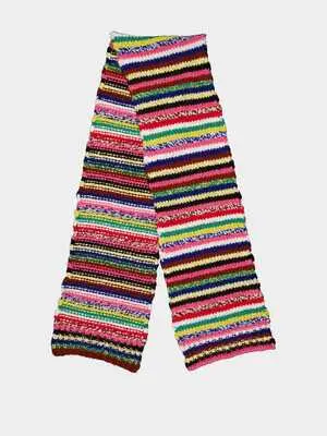 Celine Scarf In Mouline Alpaca And Wool - Multicolour