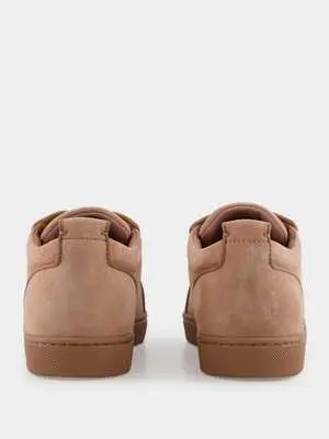 CHRISTIAN LOUBOUTIN Rantulow Romance Suede Sneakers - Brown