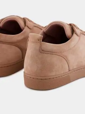 CHRISTIAN LOUBOUTIN Rantulow Romance Suede Sneakers - Brown