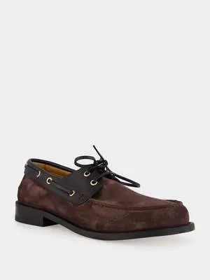 Dior Archie Suede Calfskin Boat Shoes