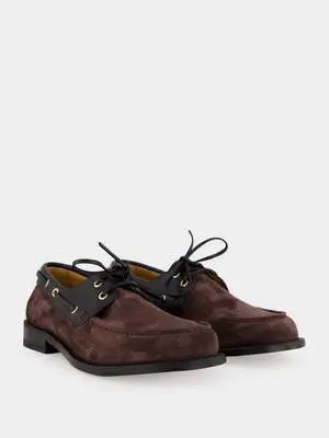 Dior Archie Suede Calfskin Boat Shoes