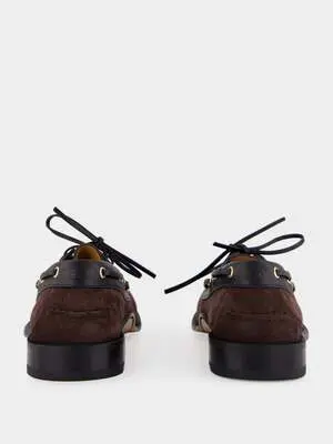 Dior Archie Suede Calfskin Boat Shoes