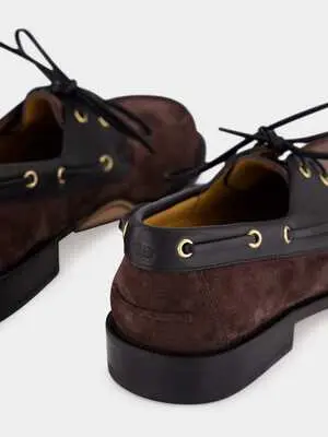 Dior Archie Suede Calfskin Boat Shoes