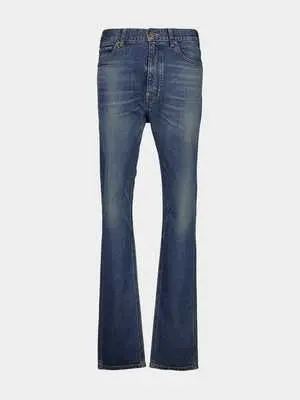 Celine Skinny Low Rise Jeans - Blue