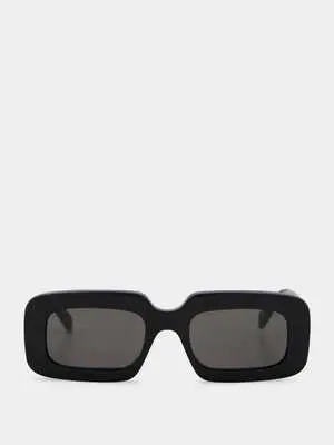 Celine Square Triomphe Skate 02 Acetate Sunglasses - Black