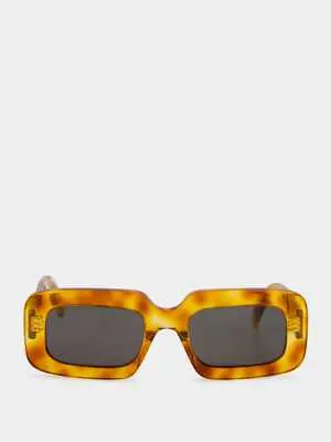 Celine Square Triomphe Skate 02 Acetate Sunglasses - Yellow
