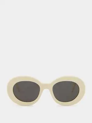 Celine Sunglassses Oval Triomphe Skate 01 Acetate - Cream