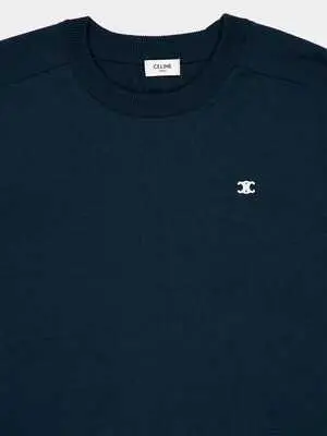 Celine Triomphe Wool Crewneck Sweater