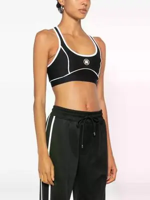 Amiri Logo-print Crossover-strap Sports Bra