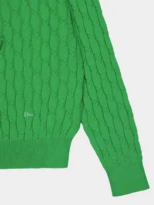 Dior Jumper Colr Torsade B Cotton - Green
