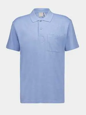Dior Polo S/s Btn 1p B Cotton - Blue