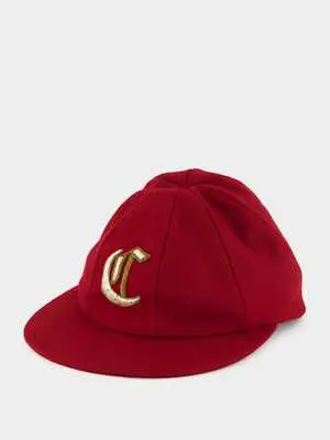 Celine Cap Aviron Patch Virgin Wool - Red