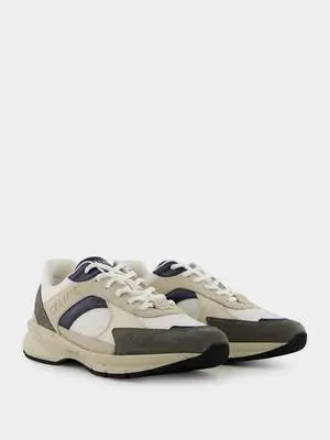 Celine Leather Lace-up Sneakers