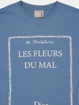 Dior T-shirt S/s B D Fleurs Du Mal Cotton