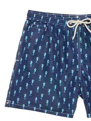 MC2 SAINT BARTH Seahorse Print Swim Shorts