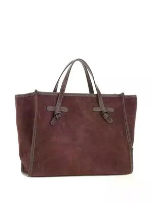 MARCELLA CLUB Suede Shoulder Bag - Red