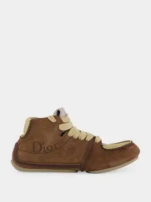 Dior Roadie Suede Nubuck Boots - Brown