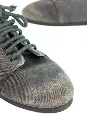 Marsèll Faded Effect Denim Derby Shoes