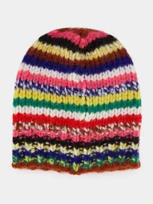 Celine Beanie Alpaca Wool - Multicolour