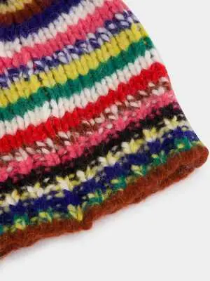 Celine Beanie Alpaca Wool - Multicolour
