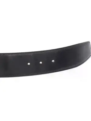 Hermès Constance H Buckle Belt - Black