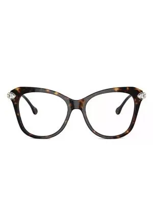 SWAROVSKI Crystal-embellished Cat-eye Frame Glasses