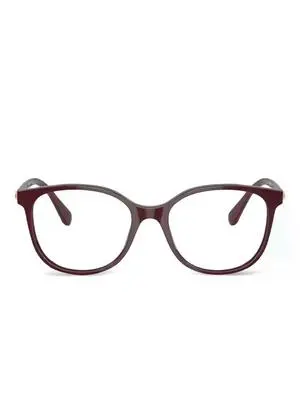 SWAROVSKI Square Frame Glasses - Red
