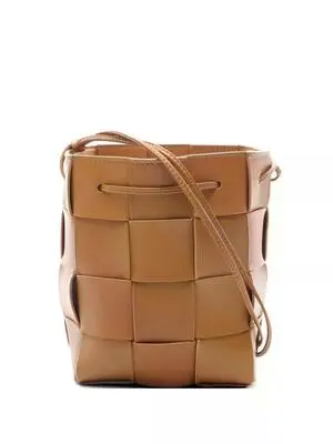 Bottega Veneta Small Cassette Bucket Bag - Brown