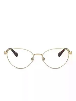 SWAROVSKI Sk1002 Crystal-embellished Cat-eye Glasses - Yellow